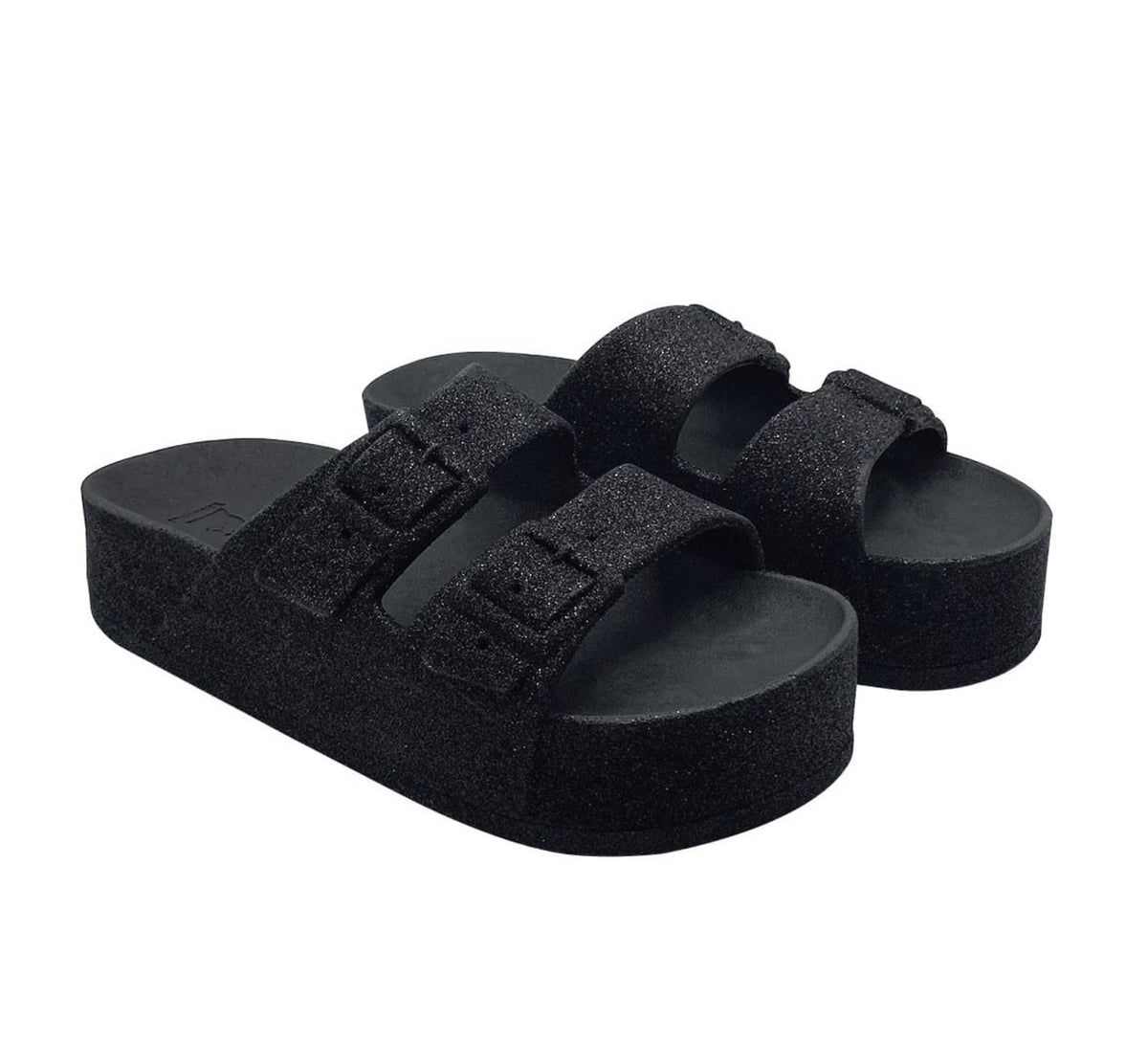 Cacatoes Caipirinha Glitter Sandals in Black | House of Kellogg